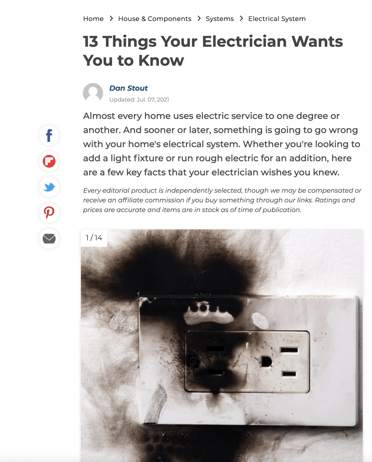Social media post ideas for electricians - 99social